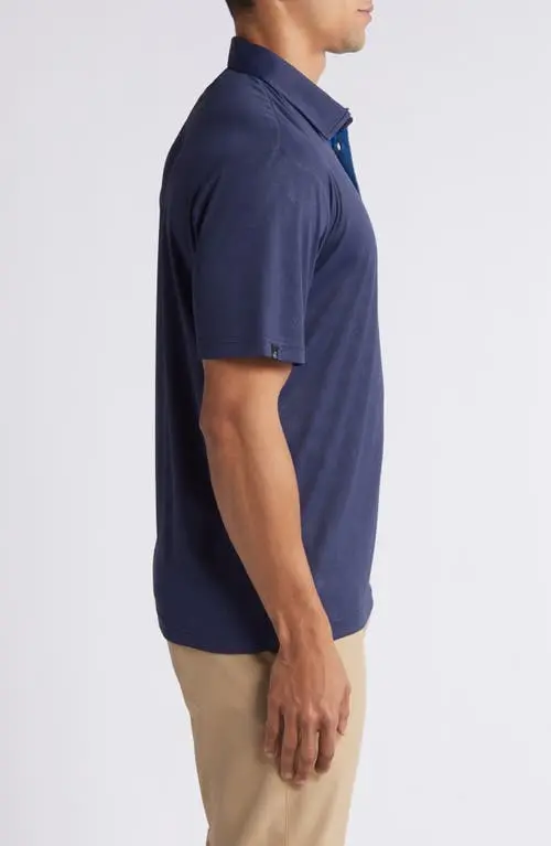 SWANNIES Barrett Botanical Print Golf Polo