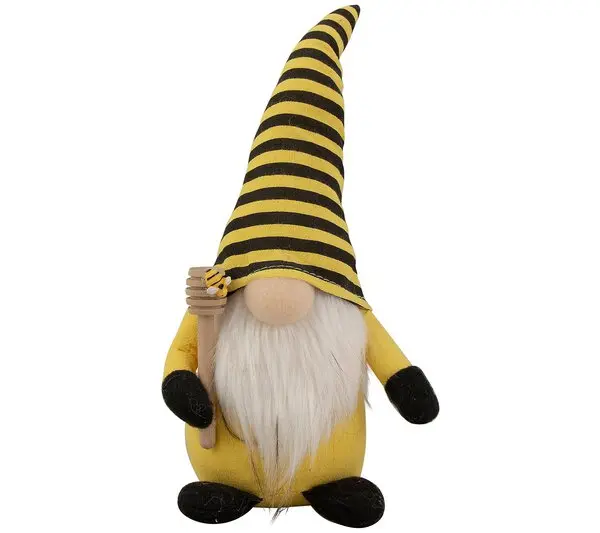 NORTHLIGHT Bumblebee Springtime Gnome