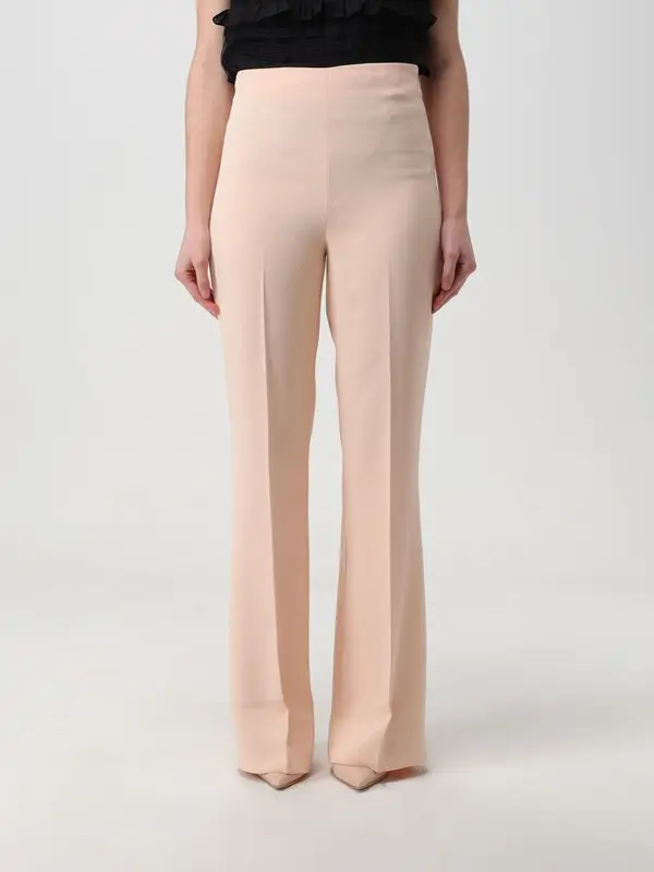 TWINSET Tailored Wide Leg Trousers - Pink