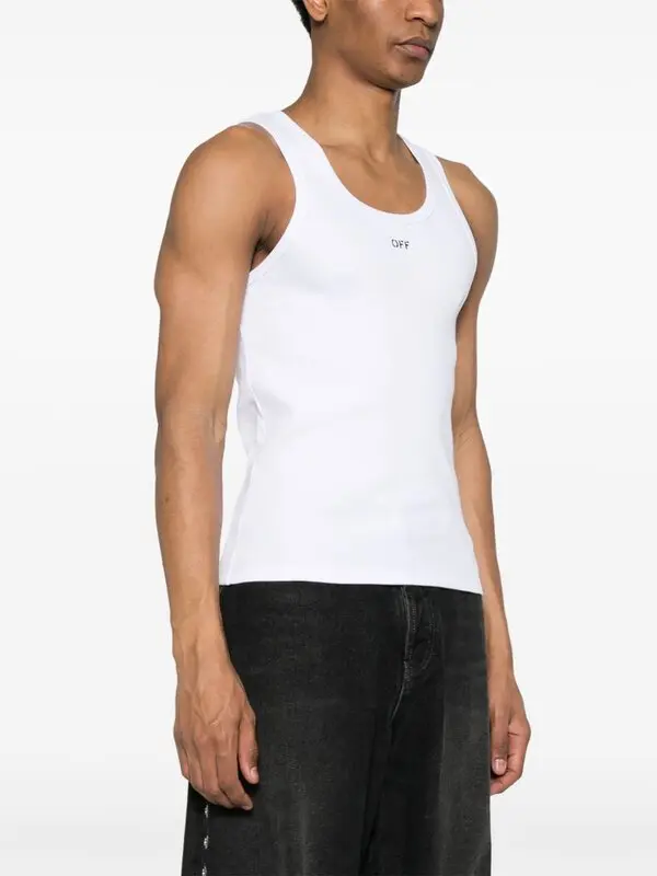 Off-White Logo-print Cotton Tank Top