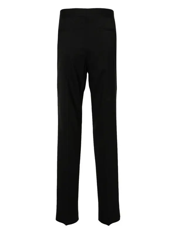 LARDINI Twill Tapered-leg Trousers