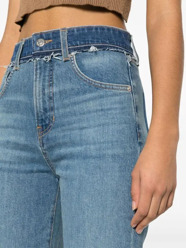 Veronica Beard Carson Flared Jeans - Blue