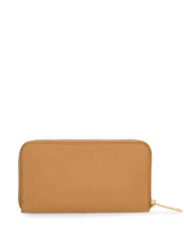 FERRAGAMO Gancini Leather Continental Wallet - Neutrals