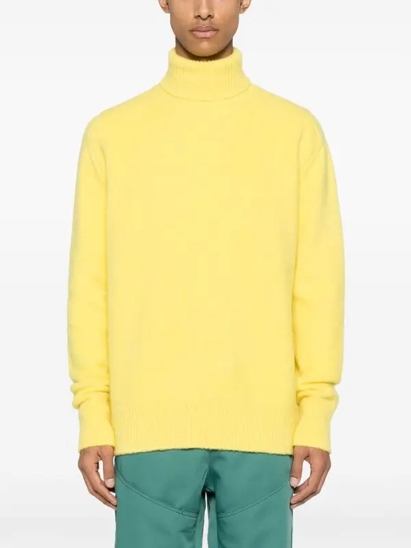 OAMC Whistler Roll-neck Jumper - Yellow