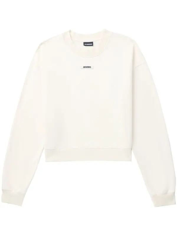 Jacquemus Logo-appliqué Cotton Sweatshirt