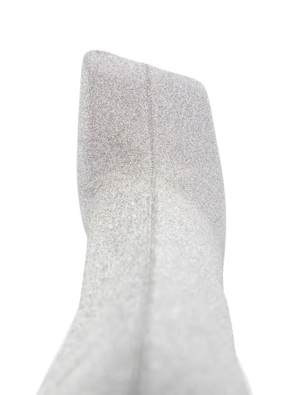 Amina Muaddi Marine Glitter Knee-high Boots