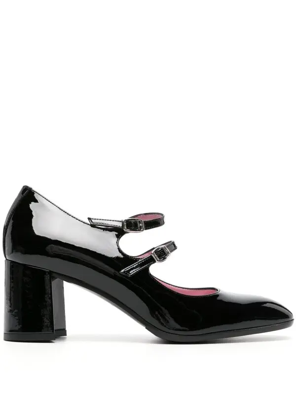 CAREL Alice 60mm Patent Leather Pumps - Black