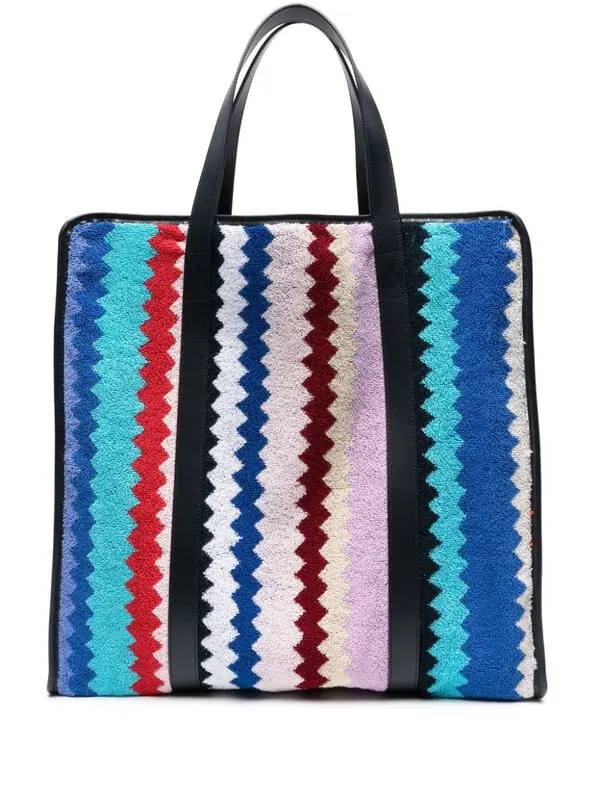 Missoni Chevron-print Terry Tote Bag