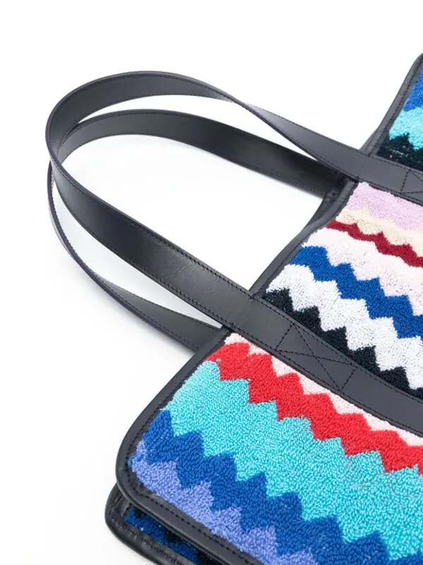 Missoni Chevron-print Terry Tote Bag