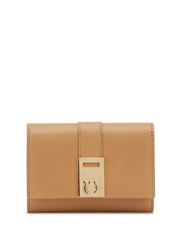 FERRAGAMO Hug Bi-fold Leather Wallet