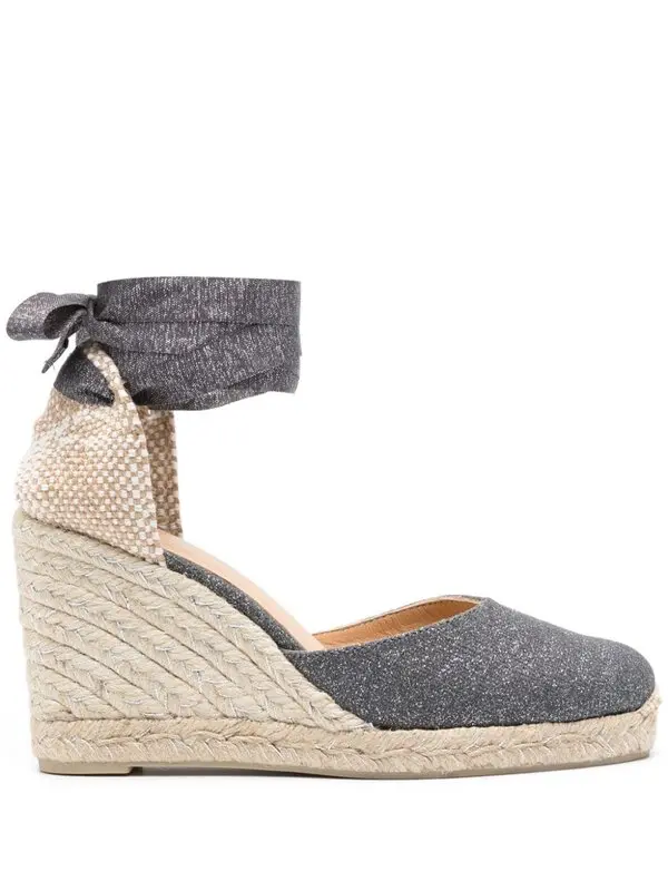 CastaÑer Carina 90mm Espadrilles - Grey