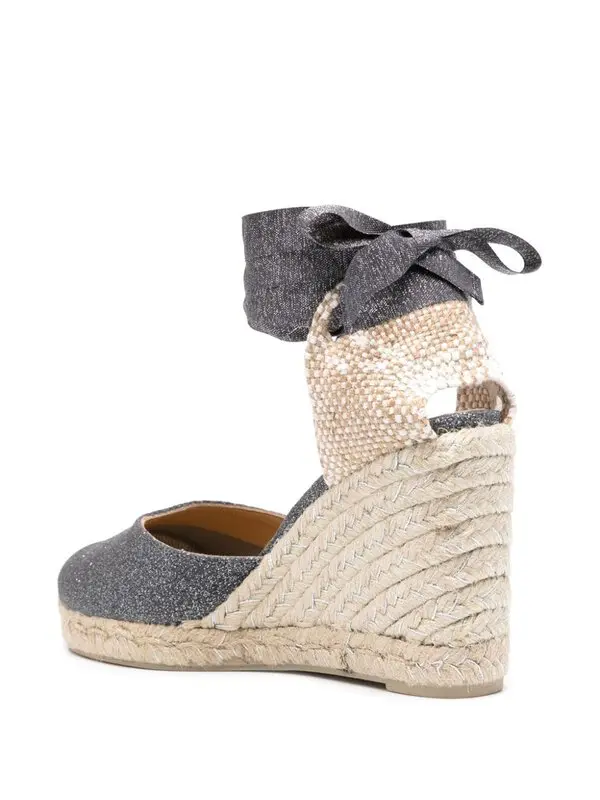 CastaÑer Carina 90mm Espadrilles - Grey