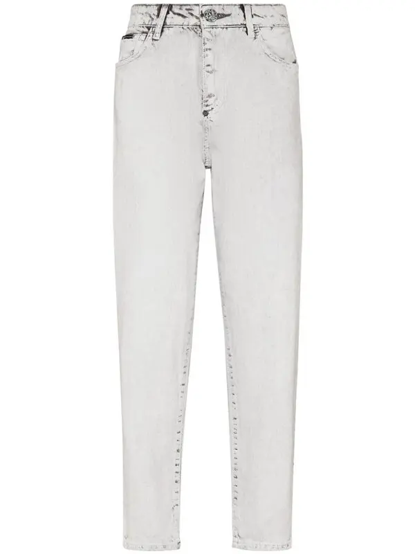 Philipp Plein Mom Fit Tapered Jeans
