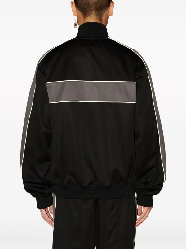 AMBUSH High-neck Striped Track Jacket - Black