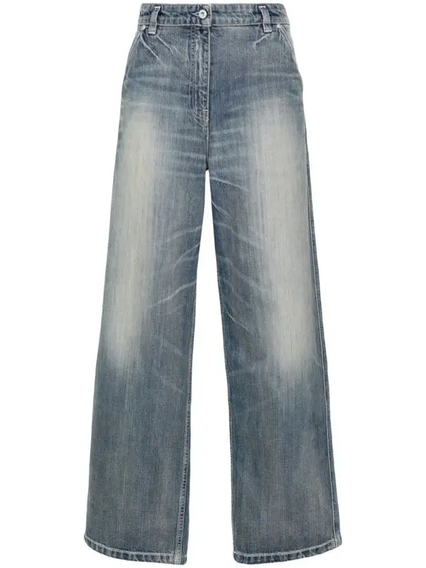 Kenzo Low-rise Wide-leg Jeans