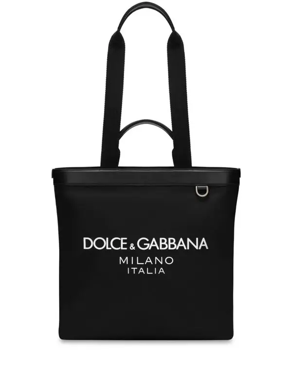 Dolce & Gabbana Logo-print Tote Bag - Black
