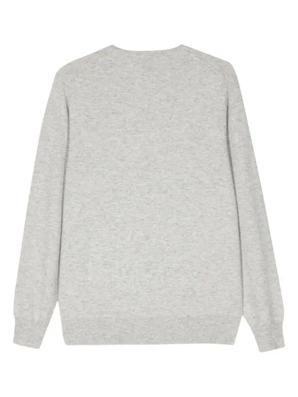 ALLUDE Long-sleeved Cashmere Jumper - Grey