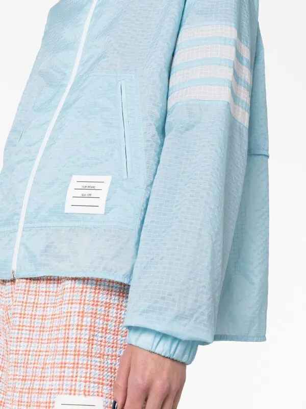 Thom Browne 4-bar Stripe Light Jacket - Blue