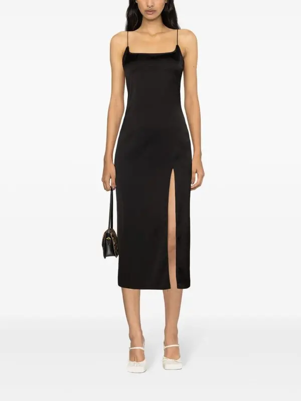 Jacquemus La Robe Notte Slip Dress - Black