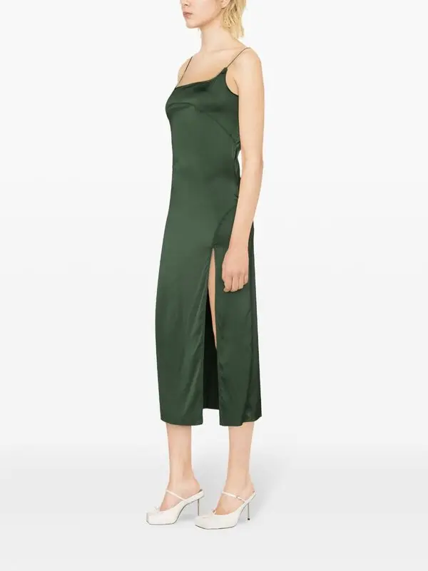 Jacquemus La Robe Notte Slip Dress - Green