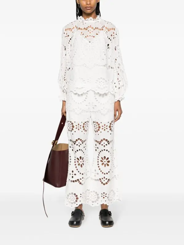 Zimmermann Lexi Broderie-anglaise Blouse