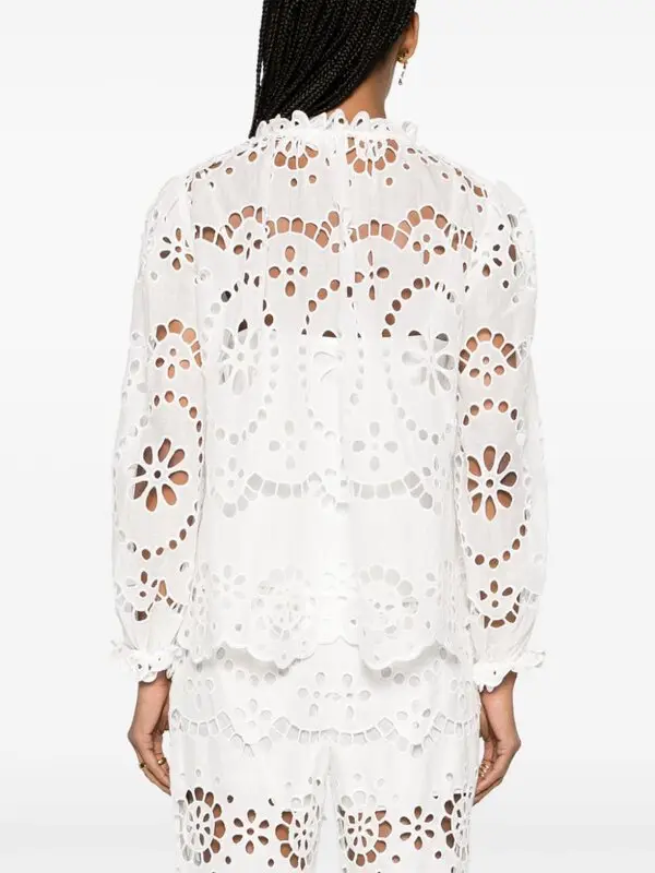 Zimmermann Lexi Broderie-anglaise Blouse