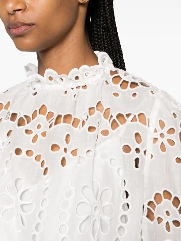 Zimmermann Lexi Broderie-anglaise Blouse