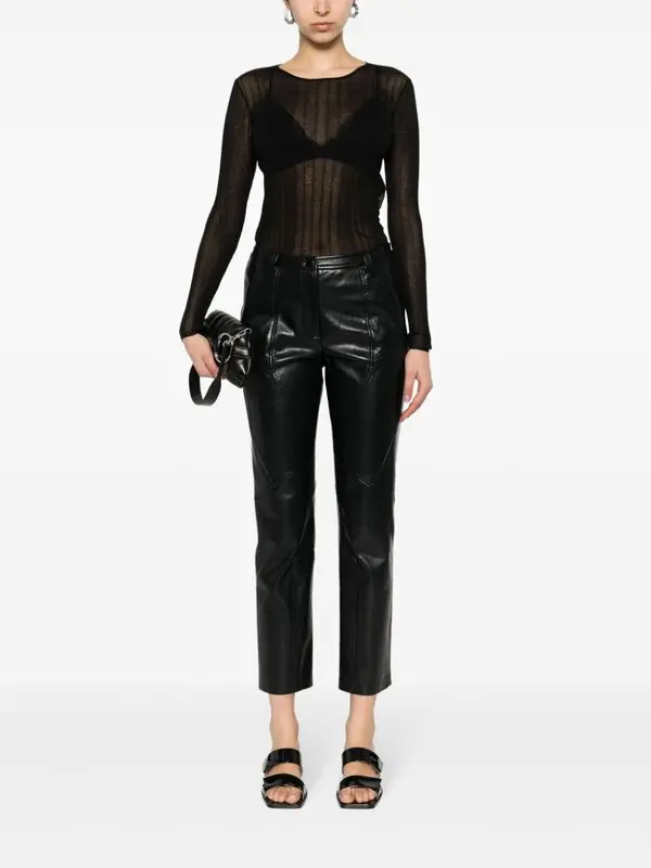 Pinko Semi-sheer Knitted Top