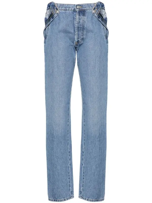 Coperni Open Hip Straight-leg Jeans