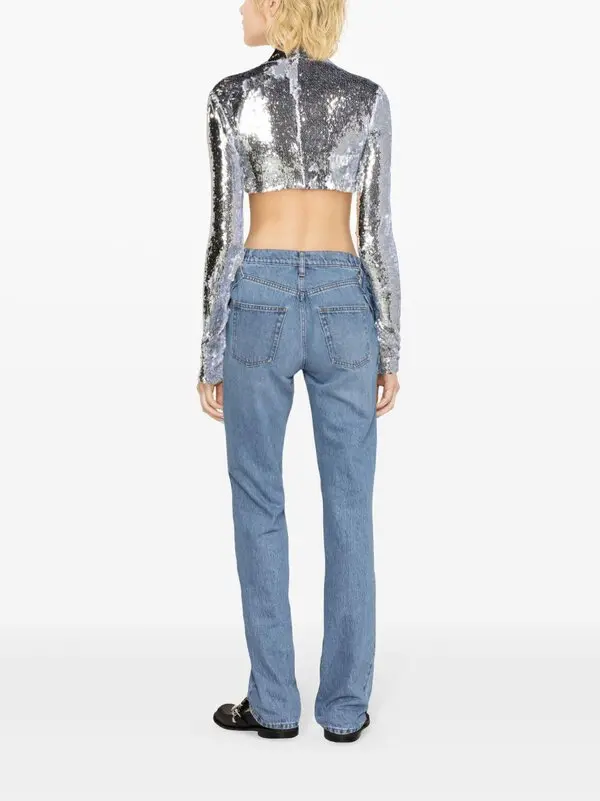Coperni Open Hip Straight-leg Jeans