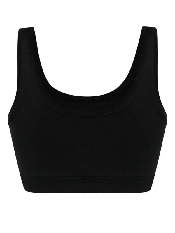 Hanro Scoop-neck Moulded-cup Top - Black