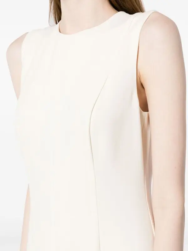 Theory Crepe Flared Midi Dress