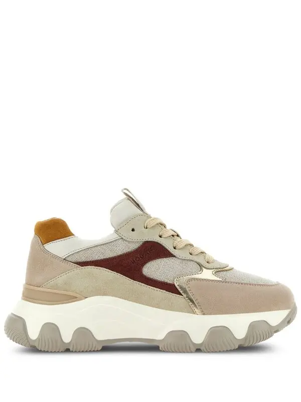 Hogan Hyperactive Panelled Low-top Sneakers - Neutrals
