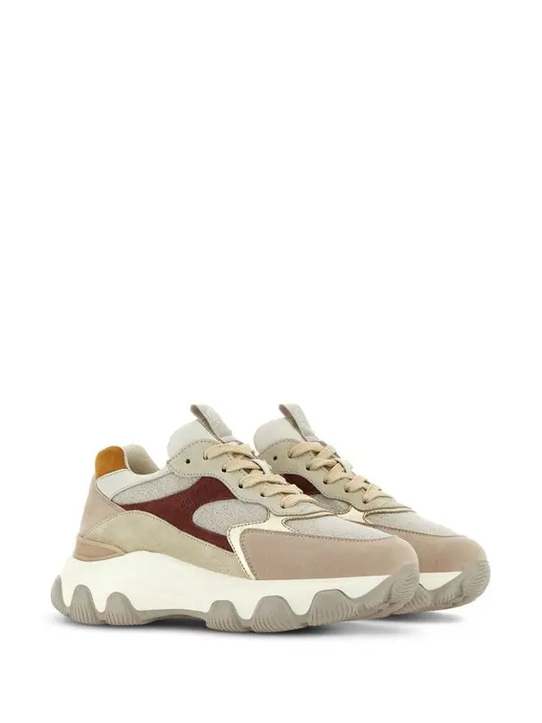 Hogan Hyperactive Panelled Low-top Sneakers - Neutrals