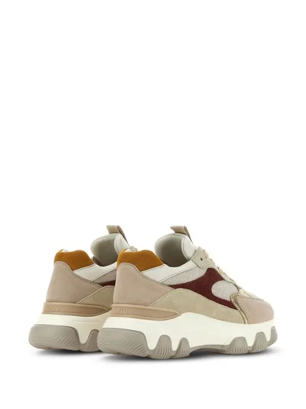 Hogan Hyperactive Panelled Low-top Sneakers - Neutrals