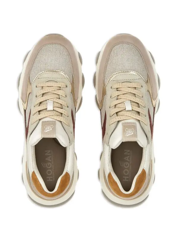 Hogan Hyperactive Panelled Low-top Sneakers - Neutrals