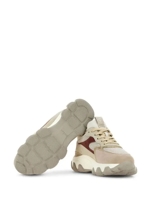 Hogan Hyperactive Panelled Low-top Sneakers - Neutrals