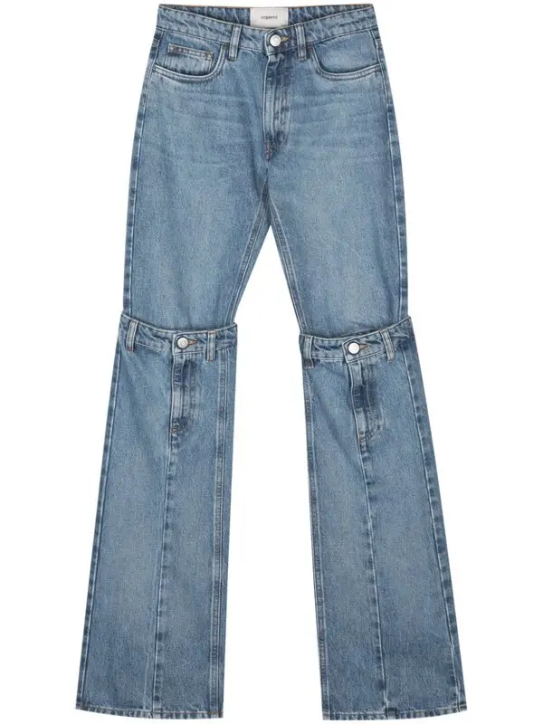 Coperni Mid-rise Wide-leg Jeans - Blue