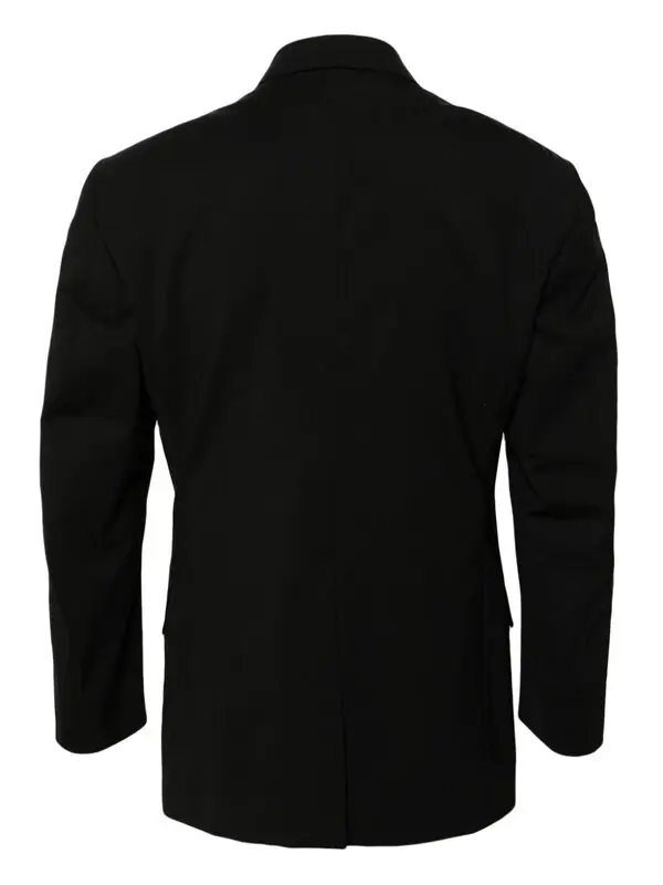 LARDINI Single-breasted Wool Blend Suit - Black