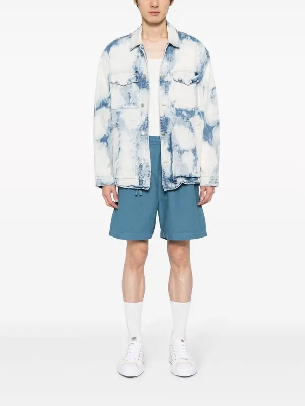 MAHARISHI Off-centre Drawstring Bermuda Shorts
