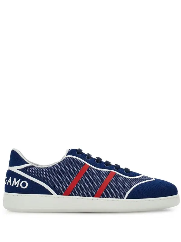FERRAGAMO Panneled Lace-up Sneakers