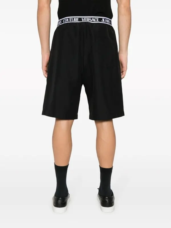 Versace Logo Waistband Shorts