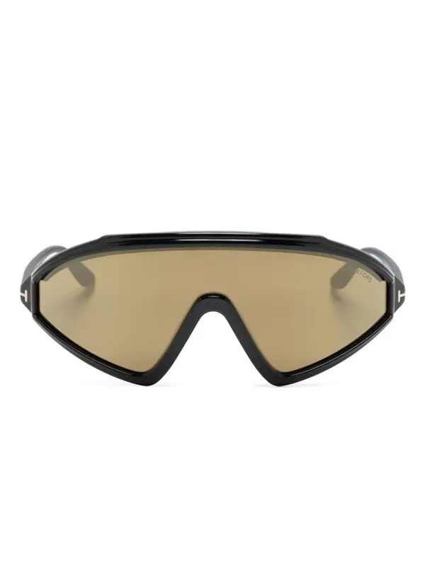 TOM FORD Lorna Shield Sunglasses - Black