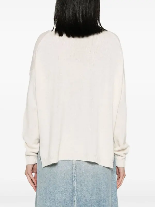 ALLUDE Fine-knit Cashmere Cardigan - Neutrals