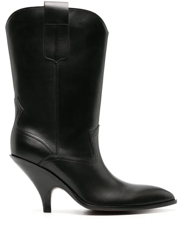 Bally Lavyn 95mm Leather Cowboy Boots