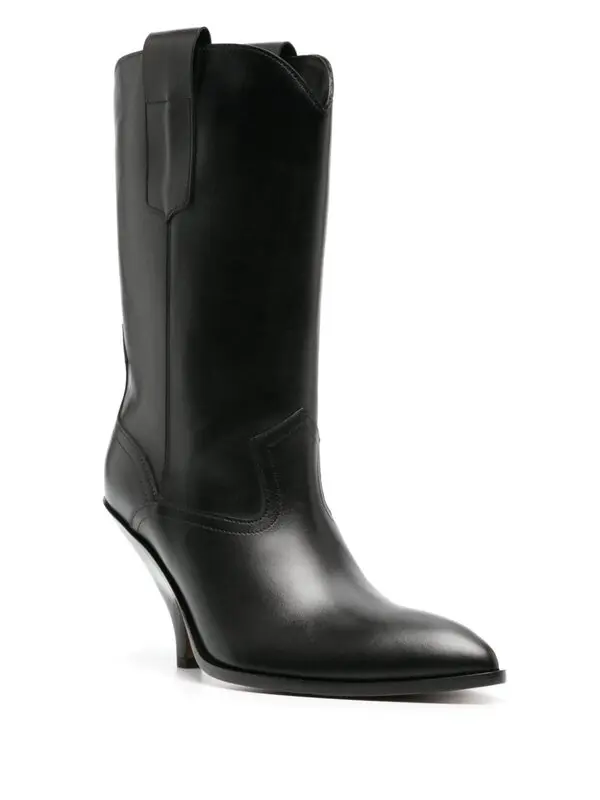 Bally Lavyn 95mm Leather Cowboy Boots