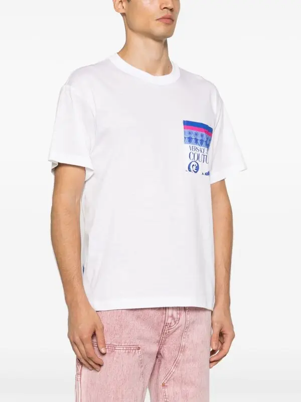 Versace Barocco-print Cotton T-shirt
