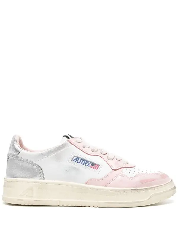 AUTRY Medalist Super Vintage Leather Sneakers - White