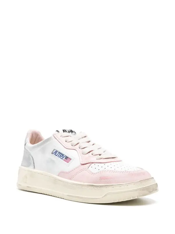 AUTRY Medalist Super Vintage Leather Sneakers - White