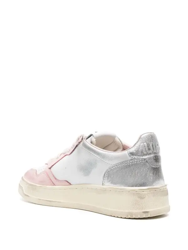 AUTRY Medalist Super Vintage Leather Sneakers - White